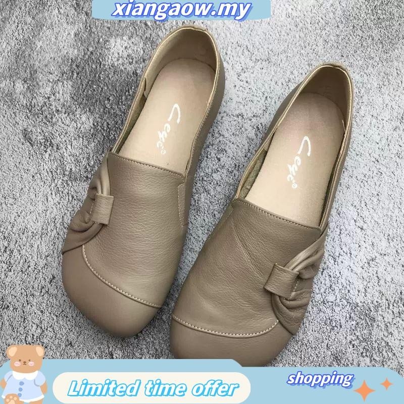 Rady stock3543 fat ft larg siz womn's shos ral soft lathr slipon shos ...