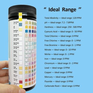 100PCS 16 in 1 Water Test Kits Drinking Water Testing Strips Tap and ...