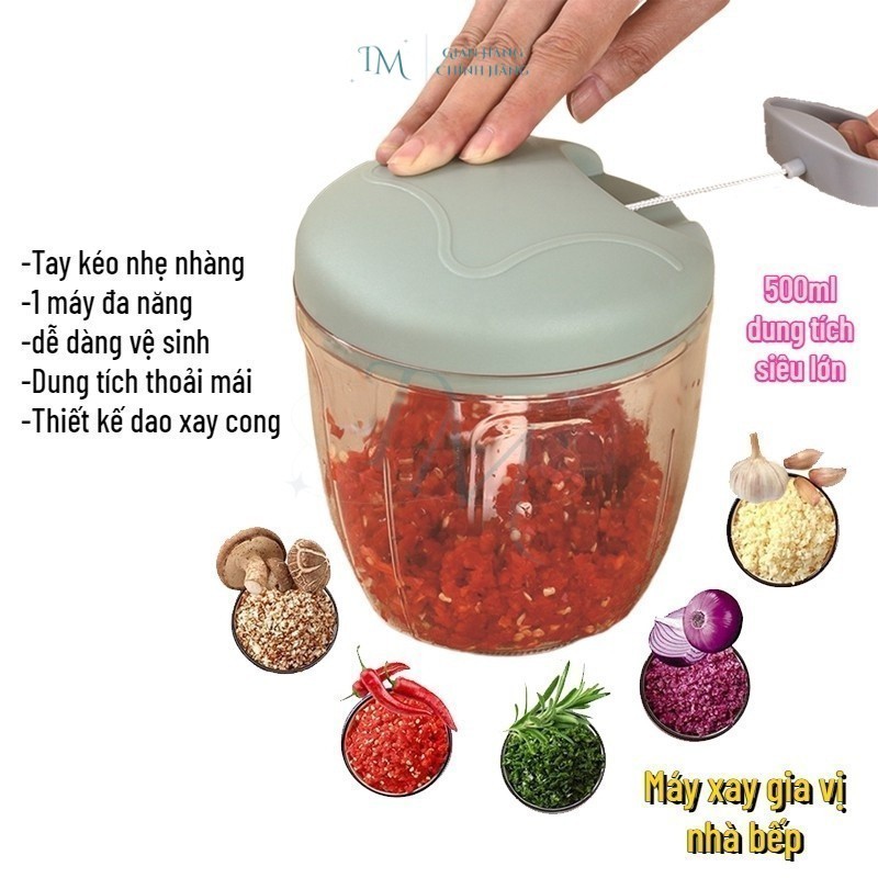 Ikea Mama mini handheld garlic and chili spice grinder with sharp ...