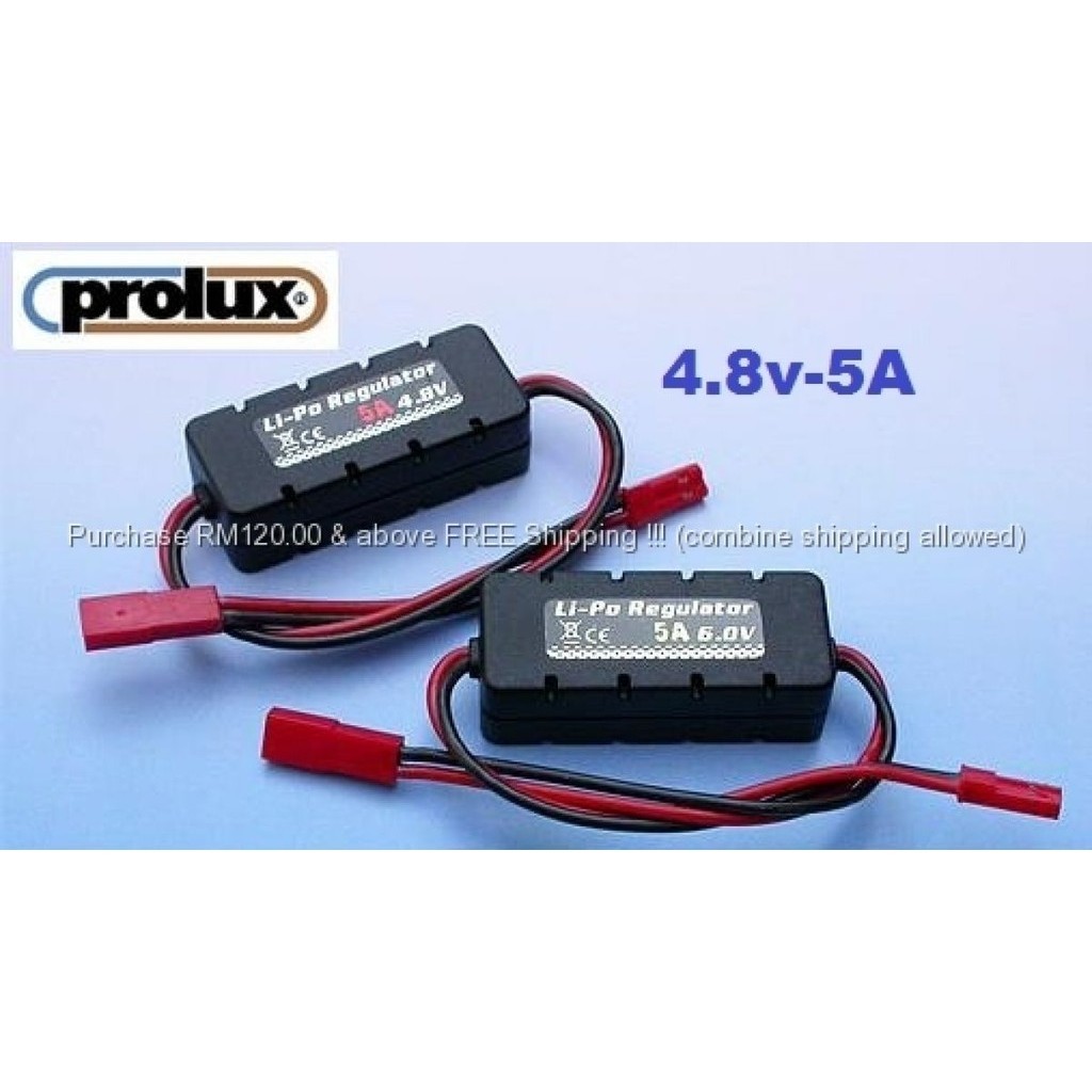 Prolux #1421B Li-Po Regulator 4.8V - 5A with Casing (1pc ) | Shopee ...