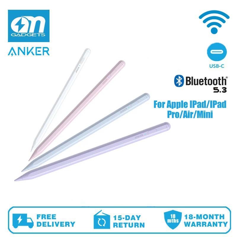 Anker A7139 Pencil Drawing Stylus Pen Capacitive Pencil Screen Pen For ...
