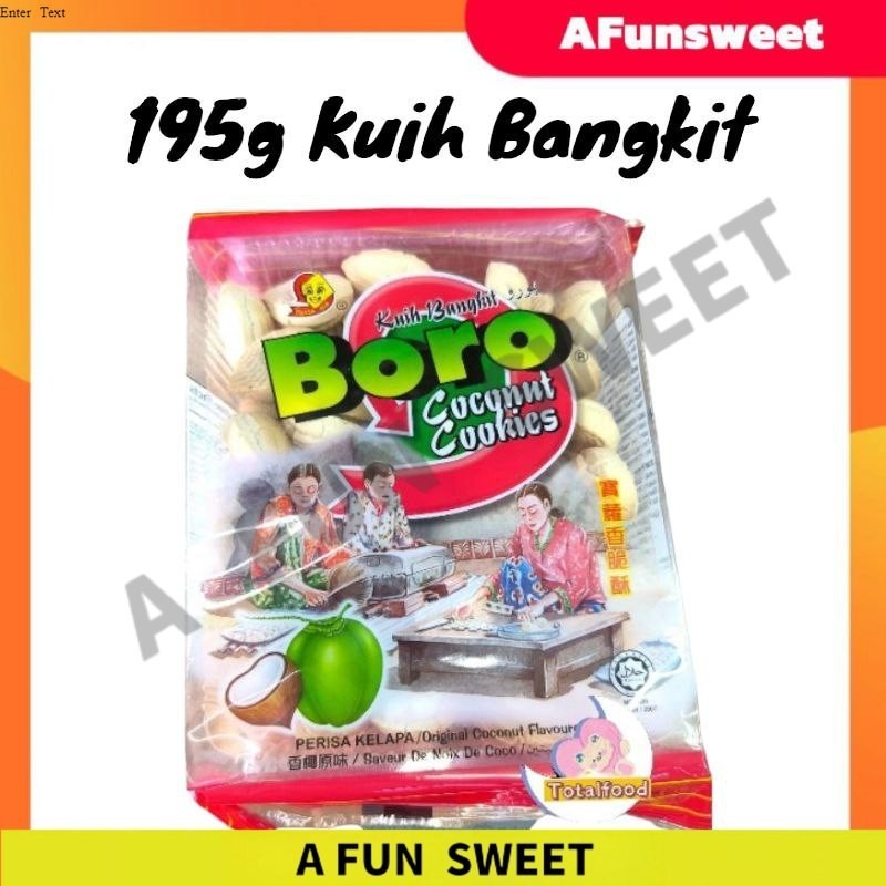 195g Boro Kuih Bangkit Original putih biscuit | Shopee Malaysia