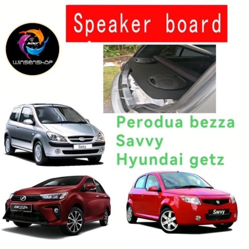 Perodua Bezza/proton savvy/ hyundai getz, rear speaker board carpet(mdf ...