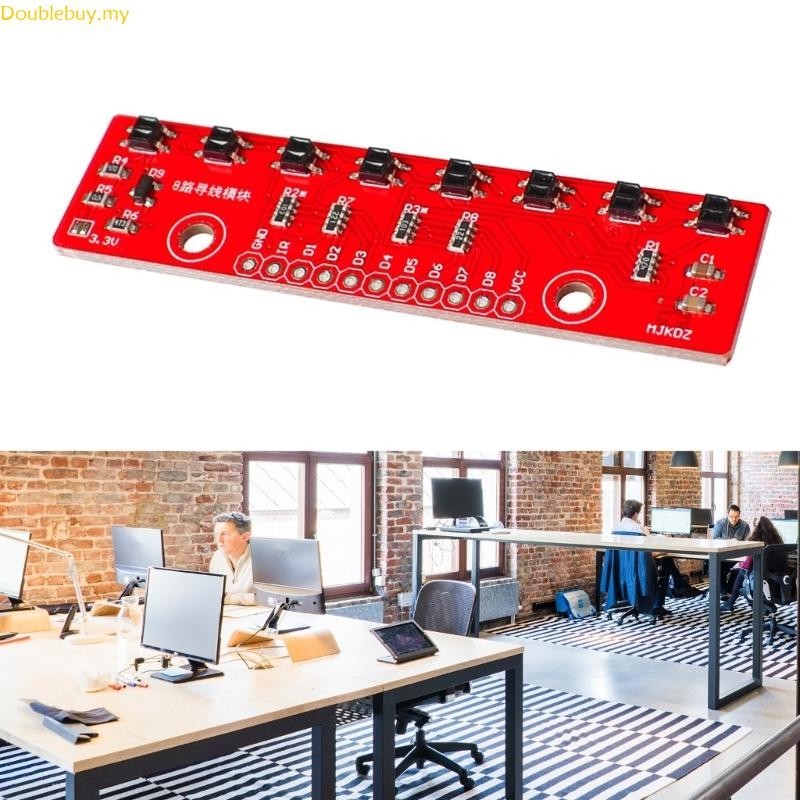 Doublebuy 8 Channel IR Infrared Tracking Sensor Module Barrier Line ...