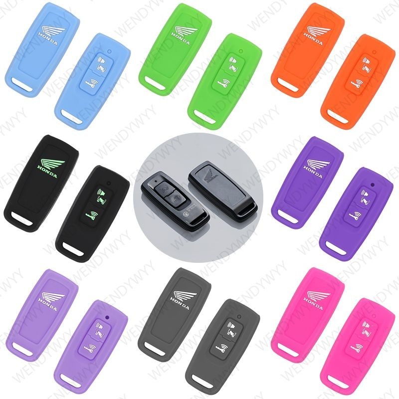 Silicone 2 Buttons Key Cover Case for Honda Motorcycle Scoopy 2023 ...