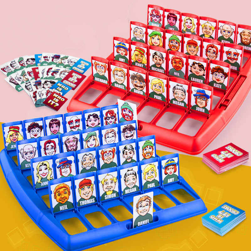 Board Game Funny Family Guessing Classic Table Game Who I Am Children ...