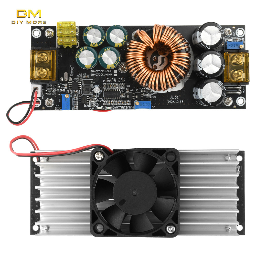 DIYMORE 1800W/1200W 40A Boost Power Module DC-DC Boost Converter ...