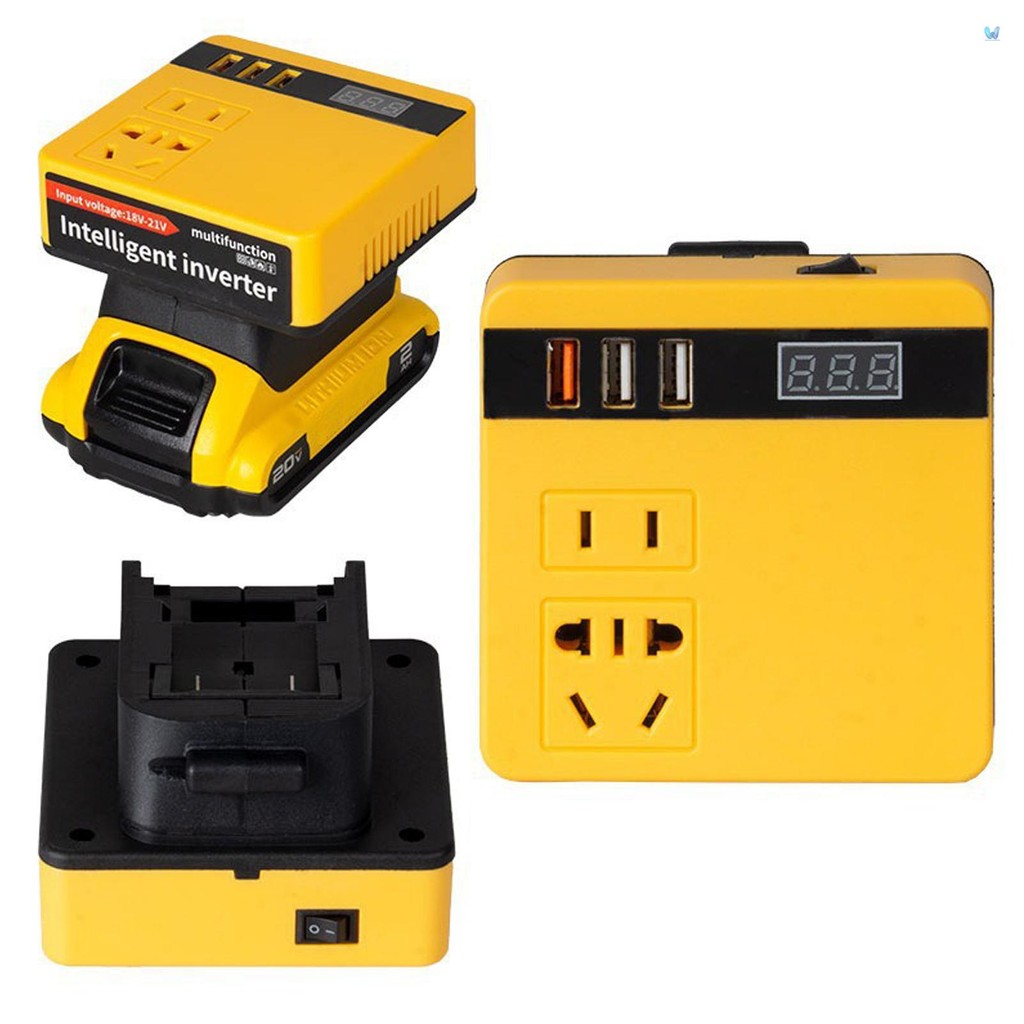 120W Lithium Battery Inverter Multifunction Lithium Tools Battery ...