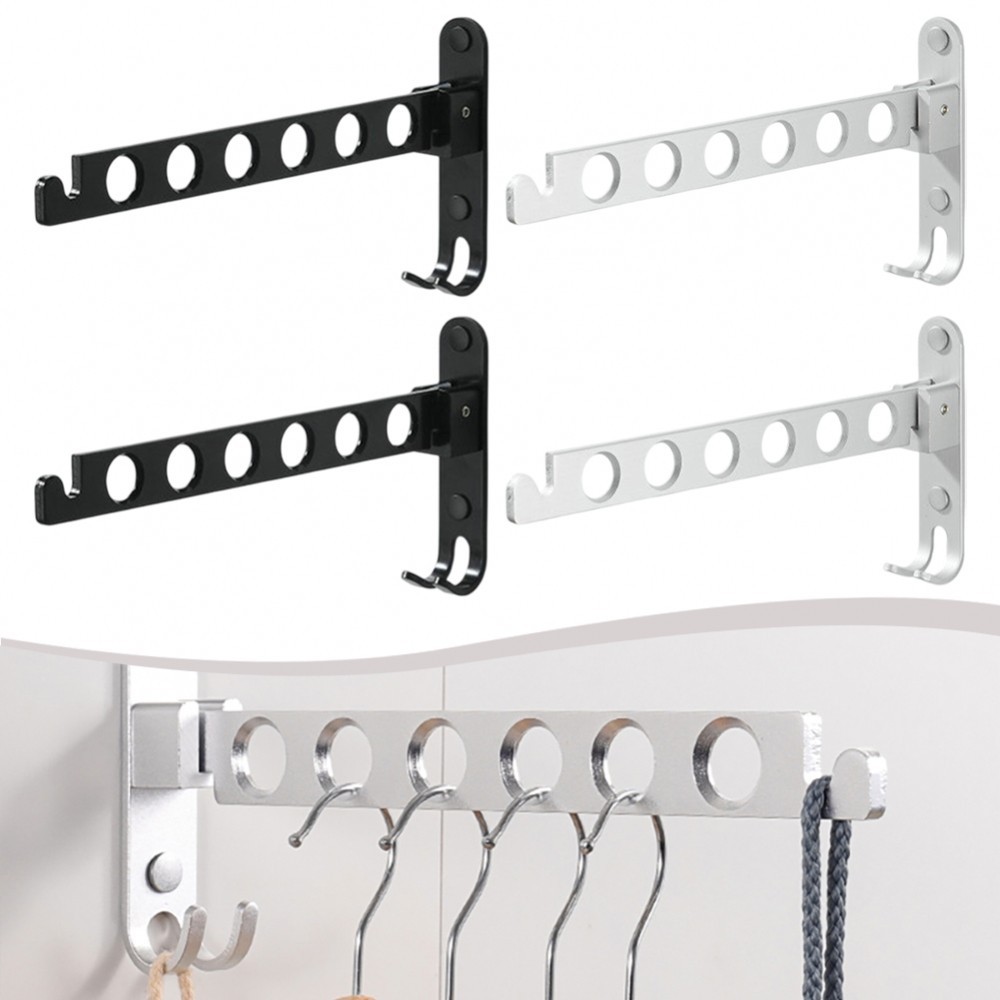 Aluminum Retractable Folding Indoor Wall Hanging Rack for Laundry Room ...