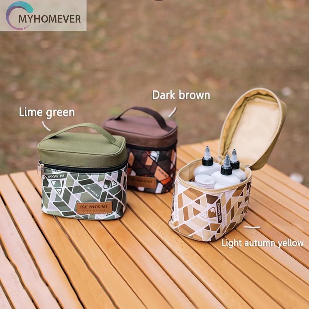 BBQ Jar Spice Storage Bag Portable Spice Box Container Outdoor Barbecue ...