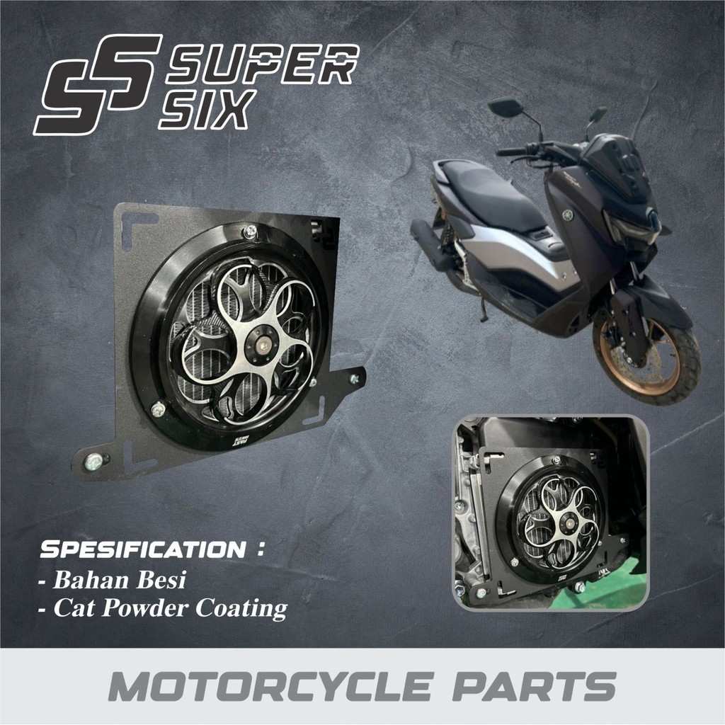 SUPER SIX Spinner Cover NMAX TURBO Radiator Bracket | Shopee Malaysia