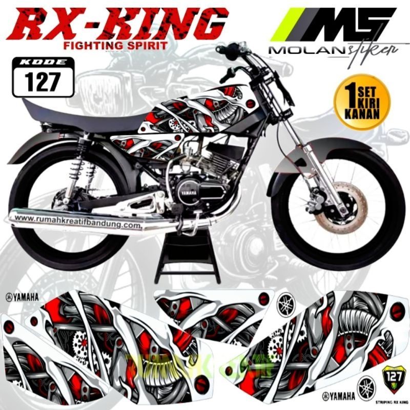 Decal Sticker Striping Variation Rx King 135 HULK Racing Concept Yamaha ...