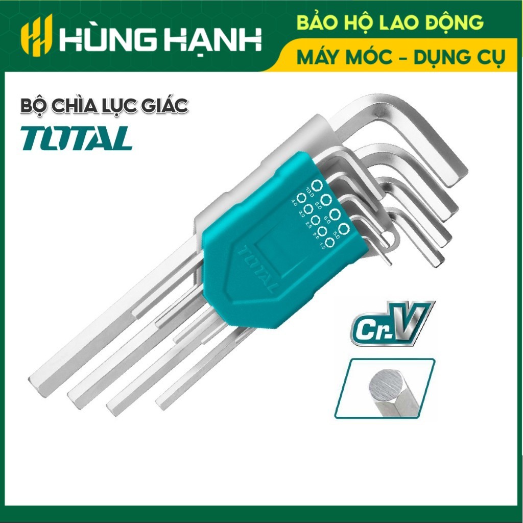TOTAL hex key set, 1.5-10mm flat head and T10-T50 cotton hexagon made ...