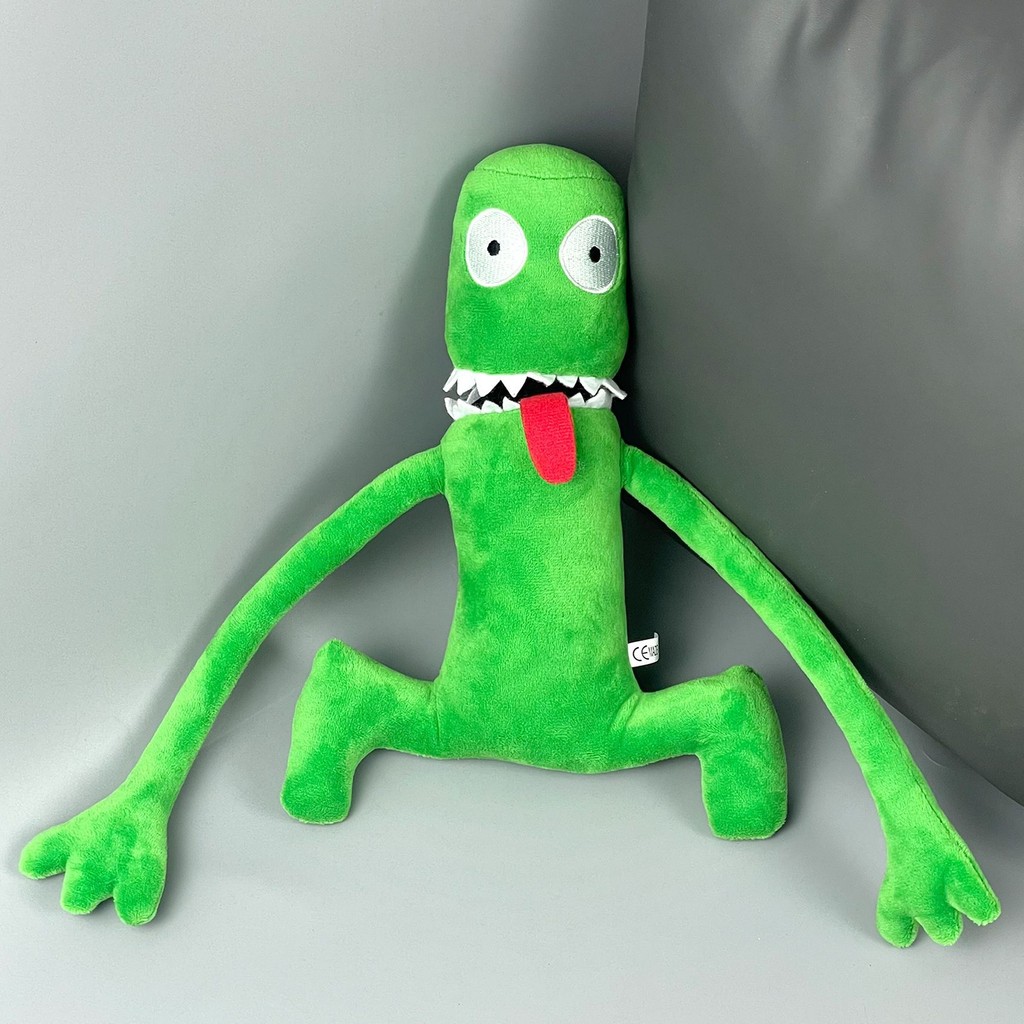 Rainbow Friends Green Long Hand Removable Rainbow Friends Doll Plush ...