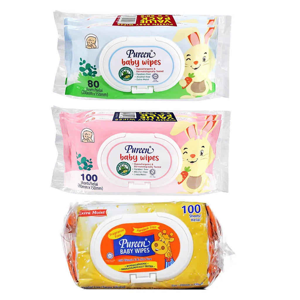 PUREEN BABY WIPES Twins Pack | Shopee Malaysia