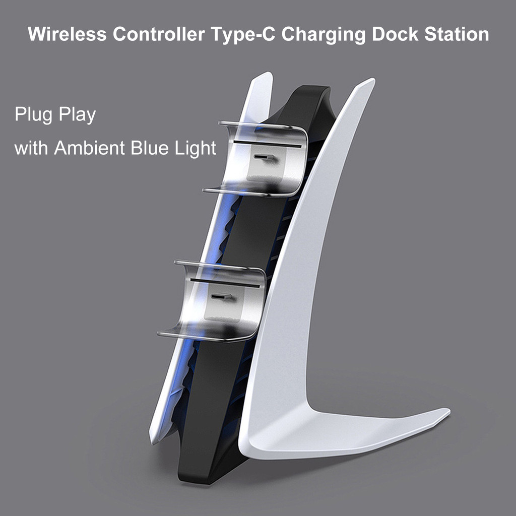 SHB 1 Set Joystick Charging Stand with Ambient Blue Light High-Speed ...