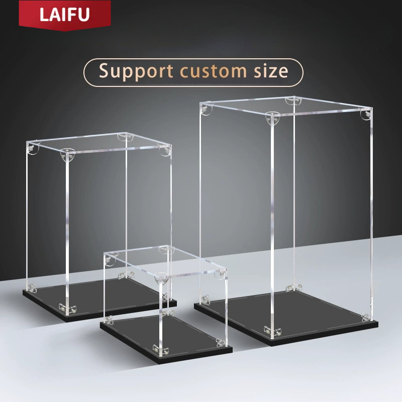 Large Size Acrylic Labubu Display Box ZIMOMO Display Box Pop Mart Blind ...