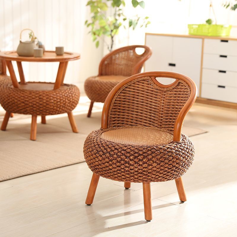 Rattan Tatami Legless Chair Japanese Room Small Chair Balcony Leisure ...