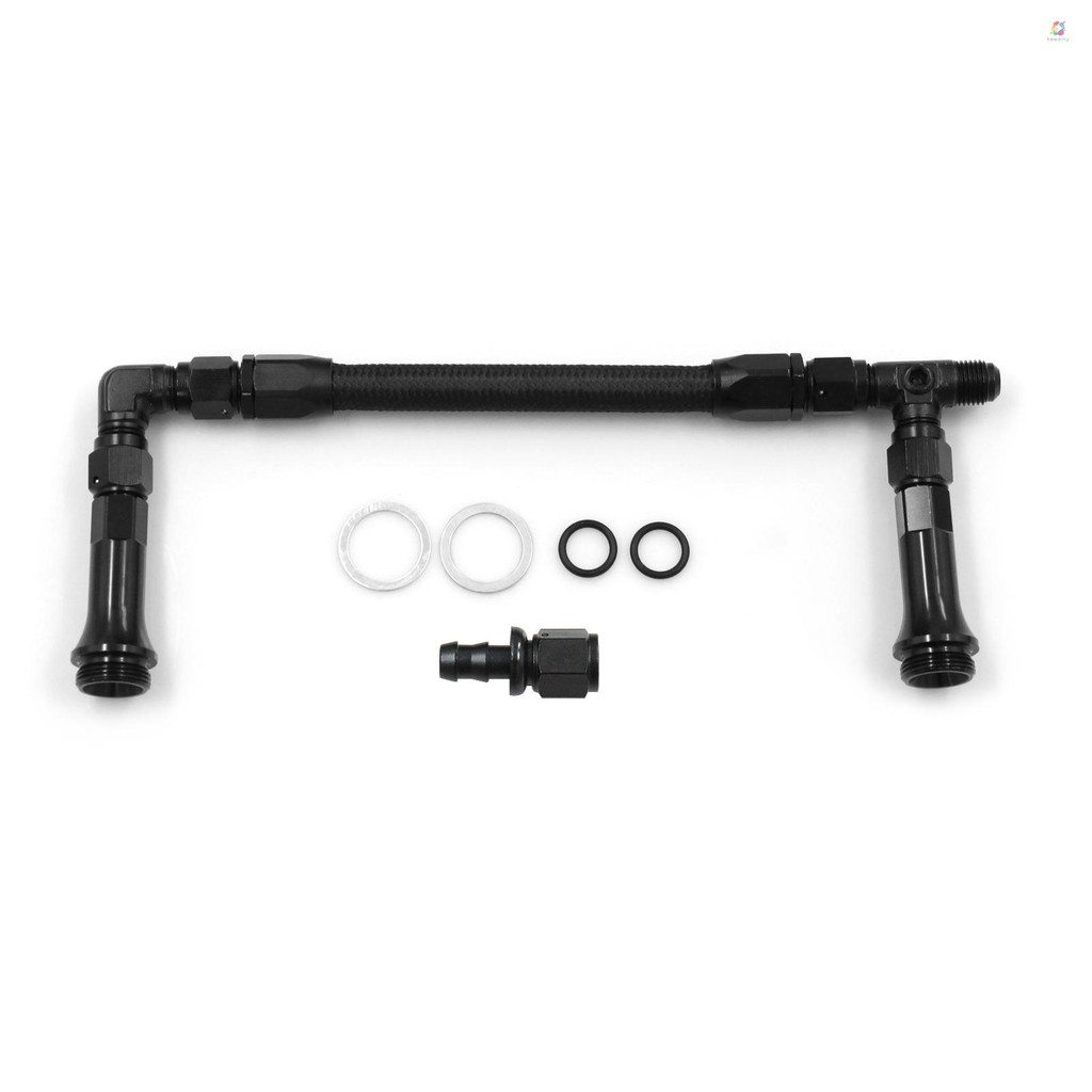 Braided AN6 Dual Feed Carb Fuel Line Double Pump Aluminum Alloy ...