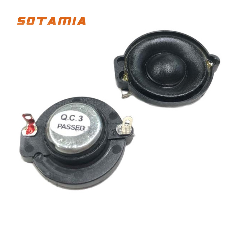 SOTAMIA 2Pcs 31mm Mini Speaker Audio Speaker 8 Ohm 5W Dome Tweeter Treble Speaker Sound Music ...