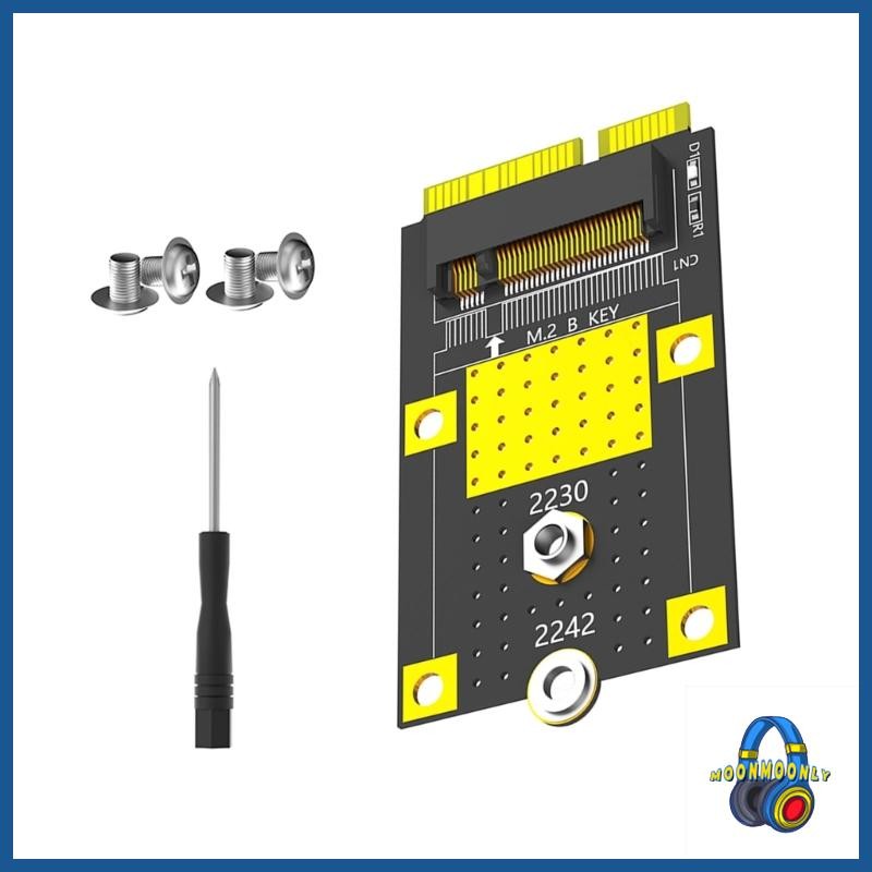 MOOMMY MSATA to M 2 Key B Adapter for 2230 2242 SSDs Card M 2 B Key to ...