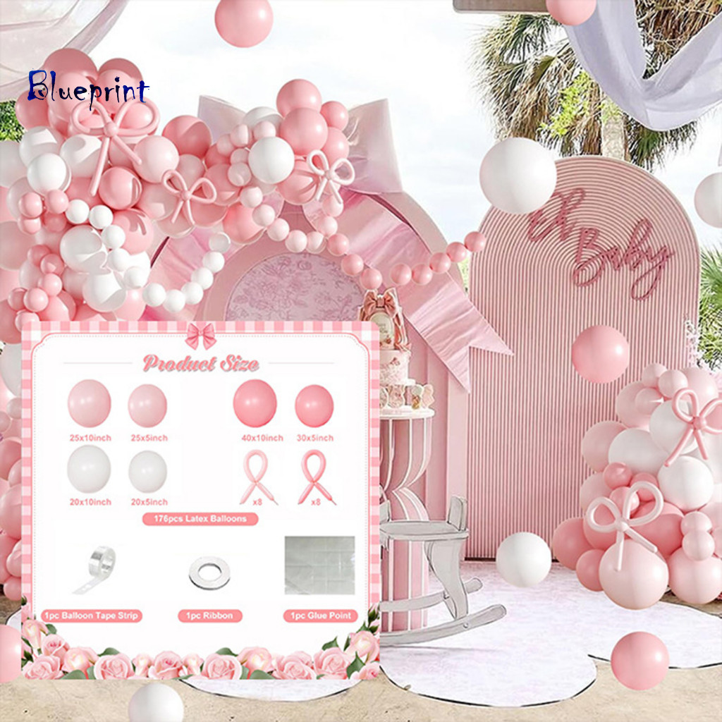 ☞BP Wedding Balloon Arch Set Birthday Party Balloon Decorations Pastel ...