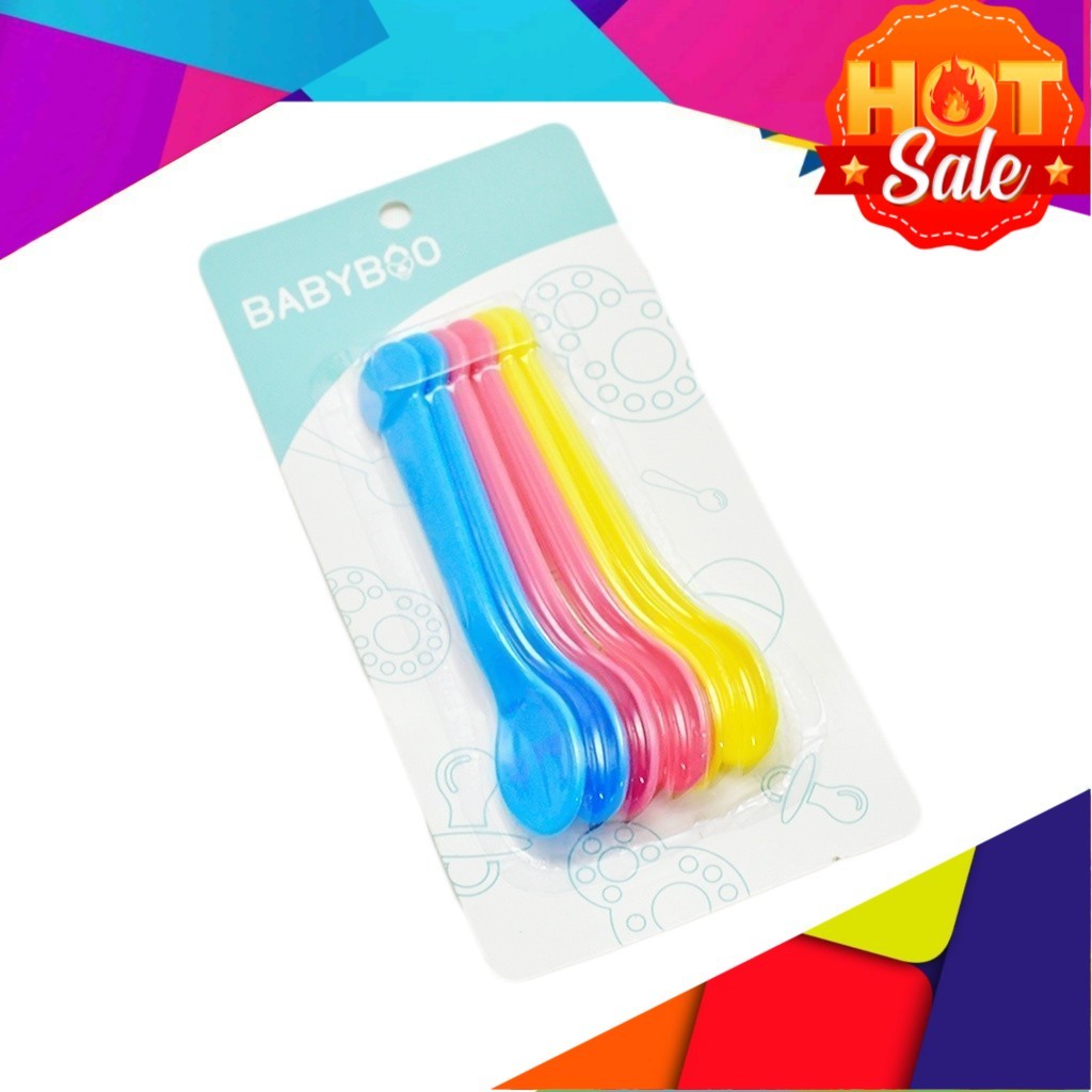 (6pcs) Sudu Bayi, Sudu Baby, Sudu Untuk Bayi, Kids Plastic Feeding ...