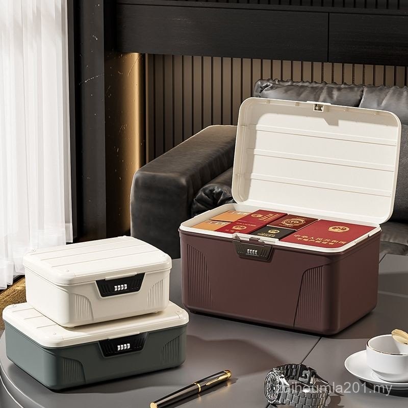 Document Storage Box Large-Capacity Password Storage Box Precious Items ...
