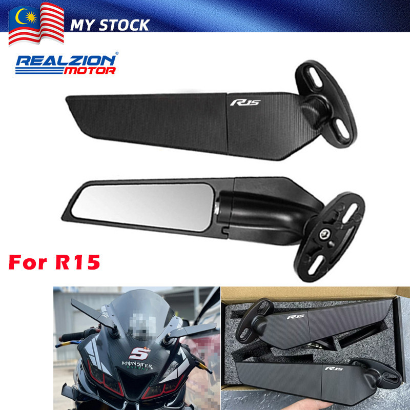 REALZIONMOTOR For R15 V3 V4 V2 R15m R15v3 R15v4 Side Rearview Mirror ...