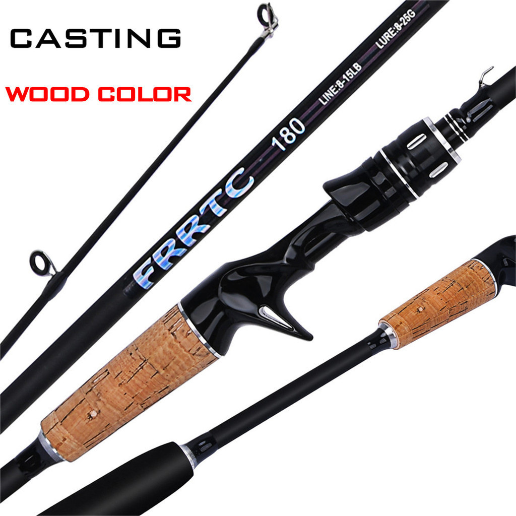 FRRTC Fishing Rod Carbon Fiber 1.65m 1.8m Casting Spinning Fishing Rod Spinning Rod Baitcasting ...