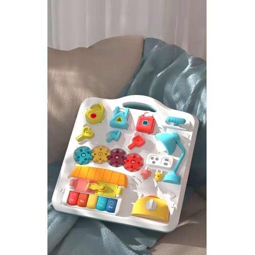 Multifunctional Activity Table Educational Play Toys with Heightening ...