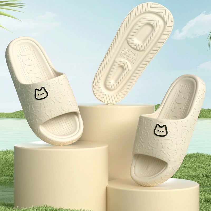 Raya Selipar Wanita Cute Bear Indoor Slippers EVA Anti-Slip Slipper ...