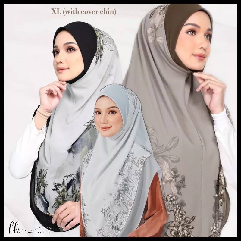 AUTHENTIC Jimmy Scarves : Florence XL Tudung Sarung Chiffon Layer Chin ...