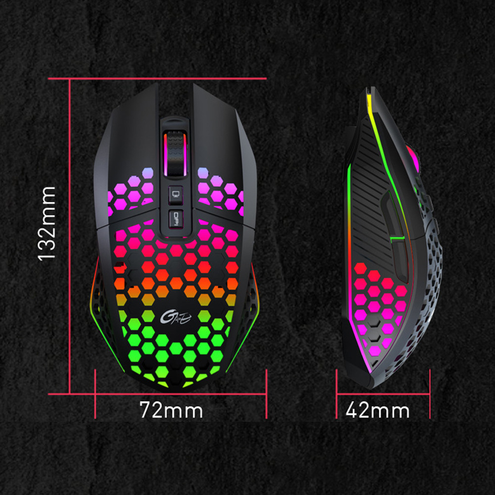 [ElectronicMall01.my] Wireless Gaming Mouse 3 Gears X801 8 Buttons 1600 ...