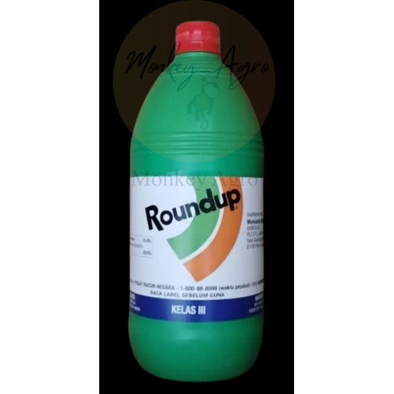 1L Roundup round up Monsanto Glyphosate 41% Weed Killer (Racun Rumput ...