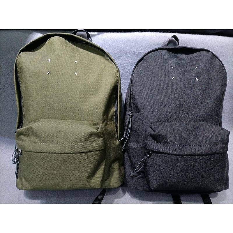 mm6 logo stitching canvas backpack | Shopee Malaysia
