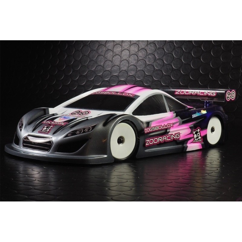 ZooRacing ZR-0005-07 DogsBollox 1:10 Touring Car 190mm Clear Bodyshell ...