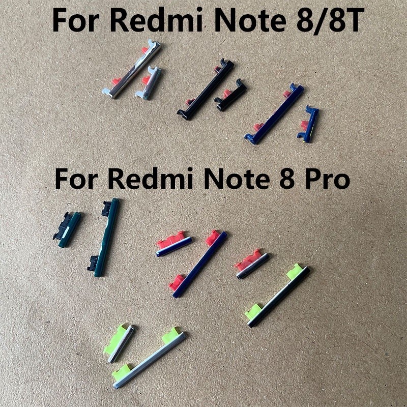For Xiaomi Redmi Note 8 8T Pro Power Volume Side Button Switch On Off ...