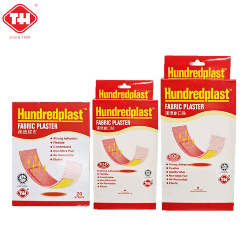 HUNDREDPLAST FABRIC PLASTER 100s/200s | Shopee Malaysia