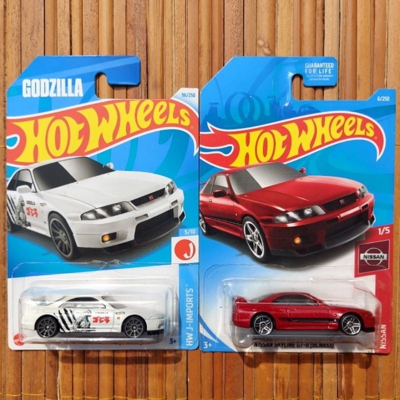 Hotwheels NISSAN SKYLINE GT-R R33 BCNR33 2017 2024 GODZILLA - R32 R34 ...