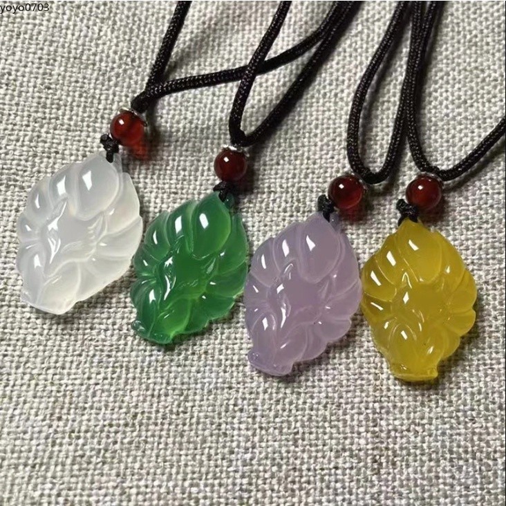 2025 NEW Nine Tailed Fox Queen Real Jade Stone Necklace Pendant Healing ...