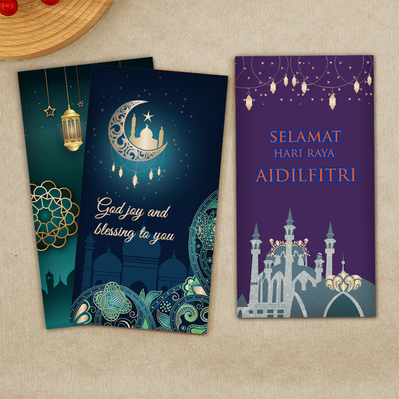 Ossayi 6Pcs Sampul Raya Ang Pau Raya Money Packet Cute Kartun Hari Raya ...