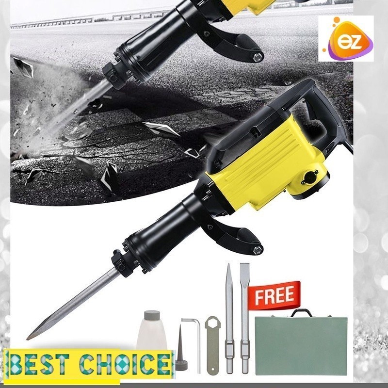 X-FORCE 1700W HEAVY DUTY HEX DEMOLITION HAMMER 65MM BREAKER HAMMER ...