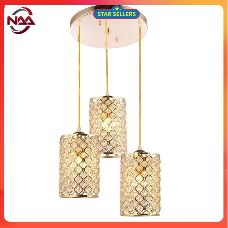 Lampu Siling Lampu Gantung 123 Modern Pendant Light Designer Crystal ...