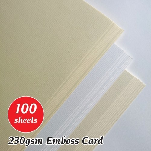 A4 230gsm Emboss Card | 513 Linen Card | Name Card | Greeting Card ...