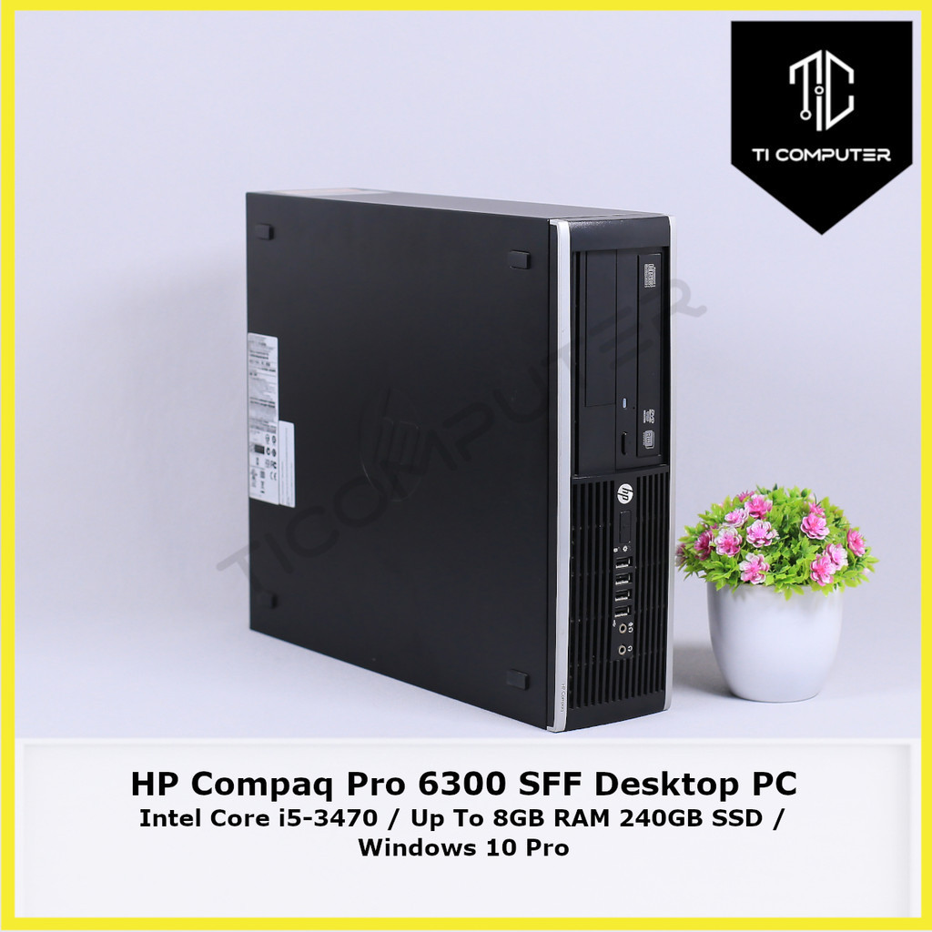 HP Compaq Pro 6300 SFF Intel Core i5-3470 4GB RAM 500GB HDD Refurbished ...