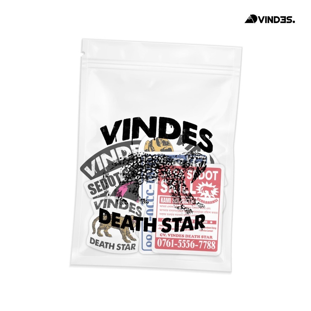 Vindes Store - Sticker - Sticker Pack Vindes Death Star | Shopee Malaysia
