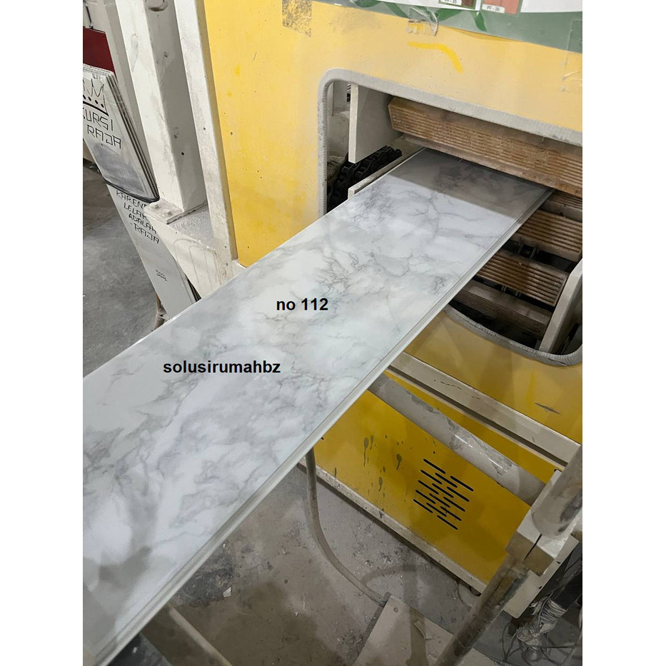 KAYU Pvc CEILING 1 meter long PLASTIC partition with plain wood marble ...