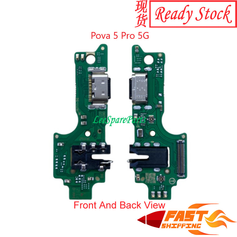 Tecno Pova 5 Pro Charging Board USB Port Pin Mic Handfree Jack For ...