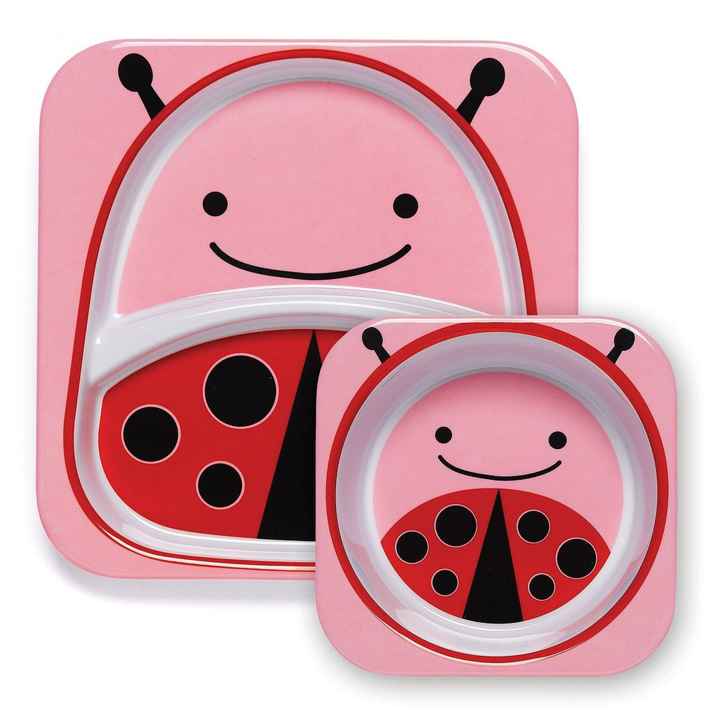 Skip Hop Zoo Melamine Set - Ladybug | Shopee Malaysia